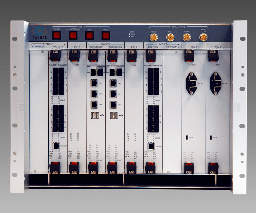 Hydra2 8U or 4U DSP Router Core | Calrec