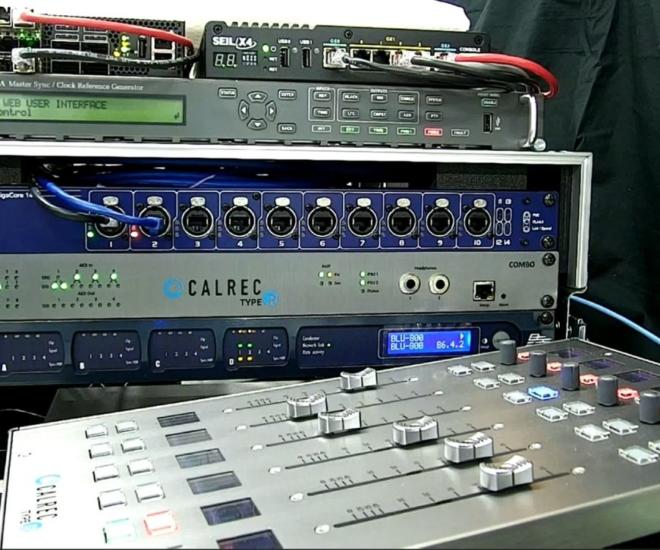 Type R for TV & Radio IP Audio Mixing System | Calrec