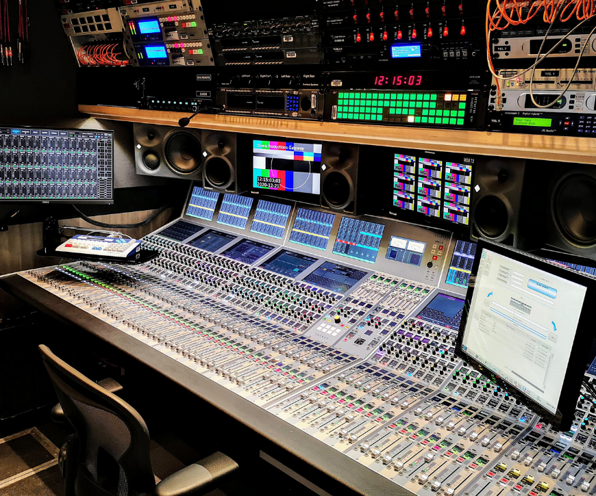 Calrec Apollo Dome Productions Gateway IP Truck News Hub - Calrec